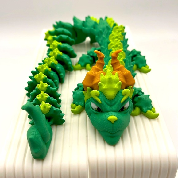 Toys | 3d Printed Grinch Dragon 13 Fidget Toy Fun Collectible Str ...